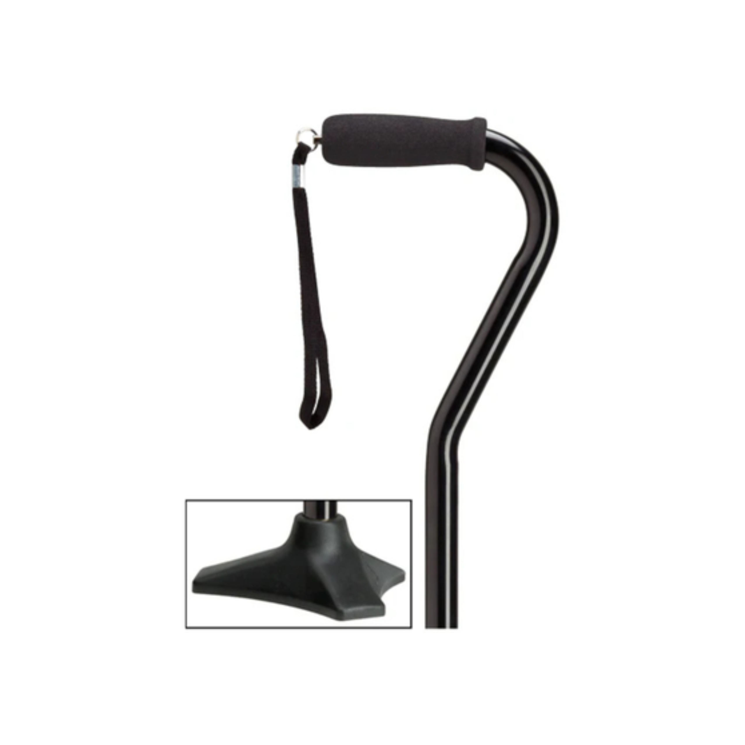Harvy Canes - Able Tripod Base Cane | Lolly & Pops Medical Supply and ...
