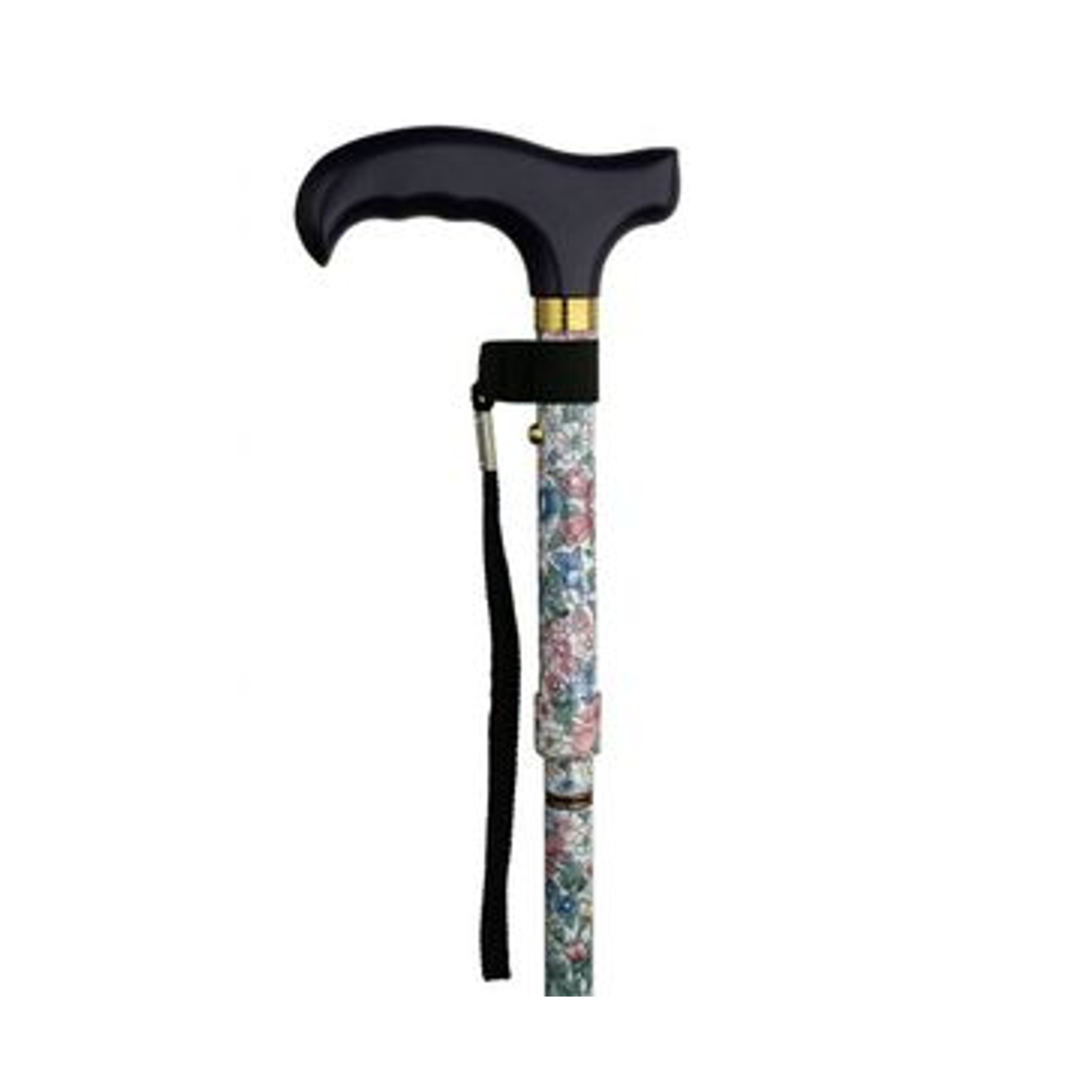 Harvy Canes - Adjustable Mini Folding Cane, Pink Wildflowers | Lolly ...