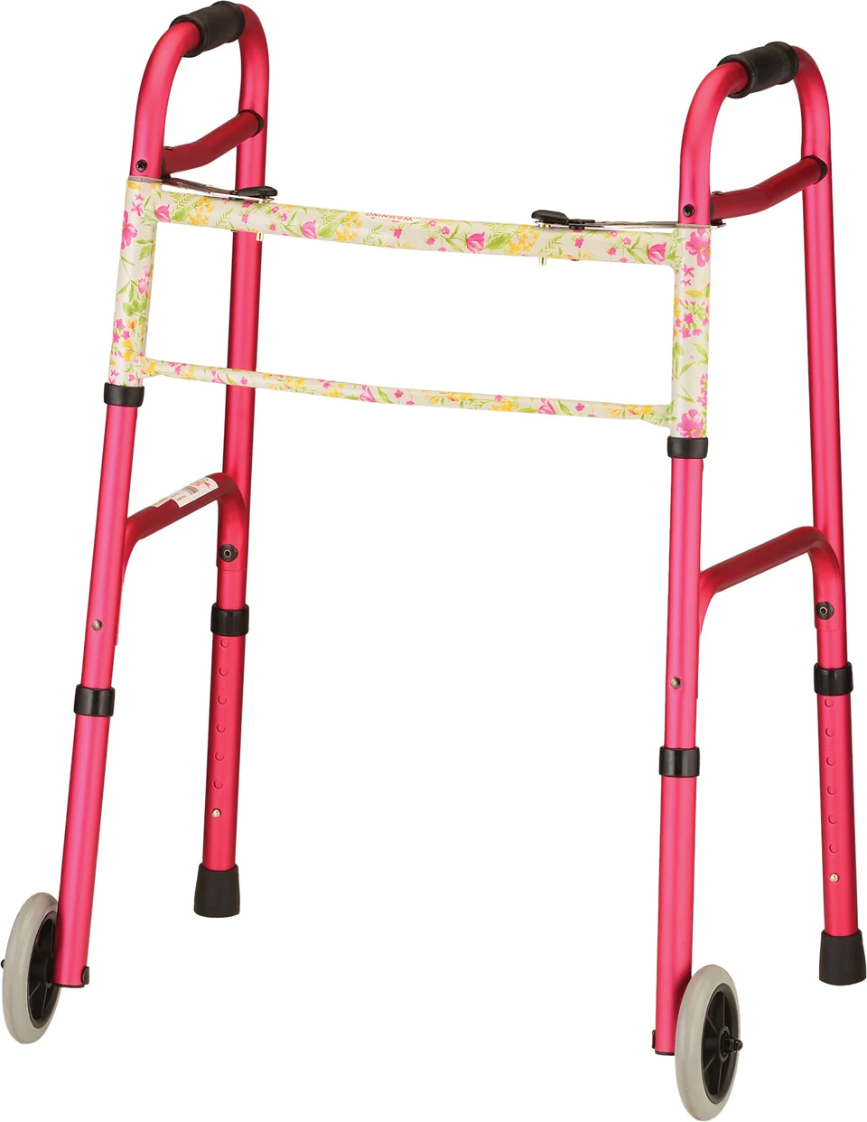 Nova - Folding Walker With 5" Wheels | Lolly & Pops Medical Supply and ...