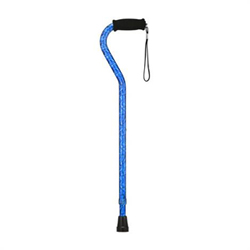 Nova - HD Tall Offset Cane, Blue Waves | Lolly & Pops Medical Supply ...