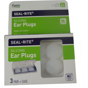 SEAL-RITE SILICONE EAR PLUGS 3/PR | Lolly & Pops Medical Supply and Rental