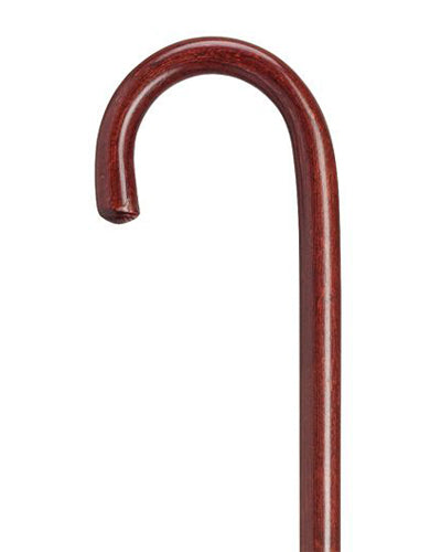 Harvy Canes - Mahogany Round Nose Crook Cane | Lolly & Pops Medical ...