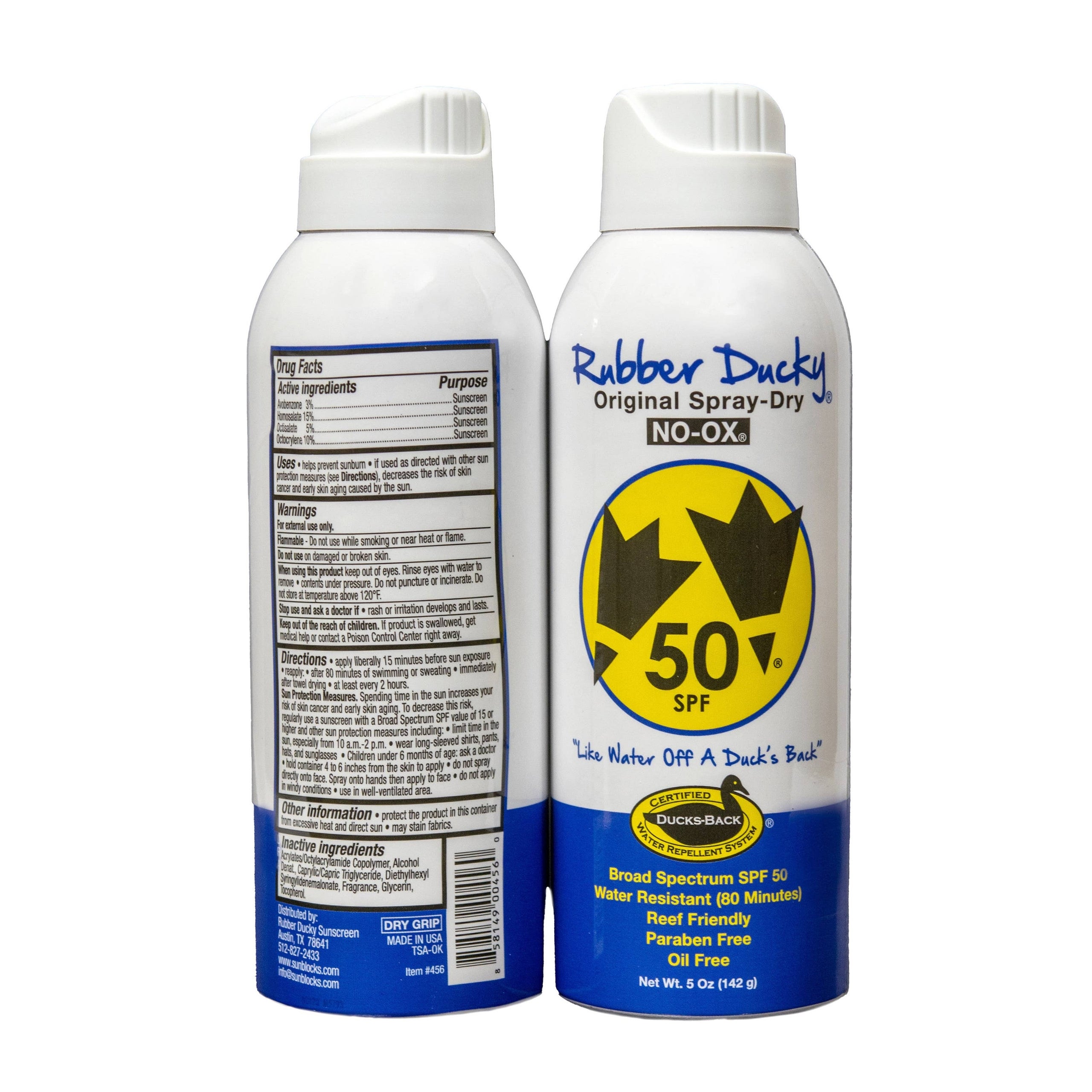 Rubber Ducky Sunscreen - Original Spray Dry SPF 50, 5 oz. | Lolly ...