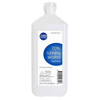 Rubbing Alcohol 70% Isopropyl 32 floz. Bottle First Aid Antise | Lolly ...